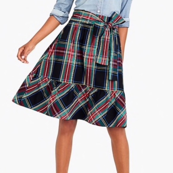 J Crew Plaid Skirt